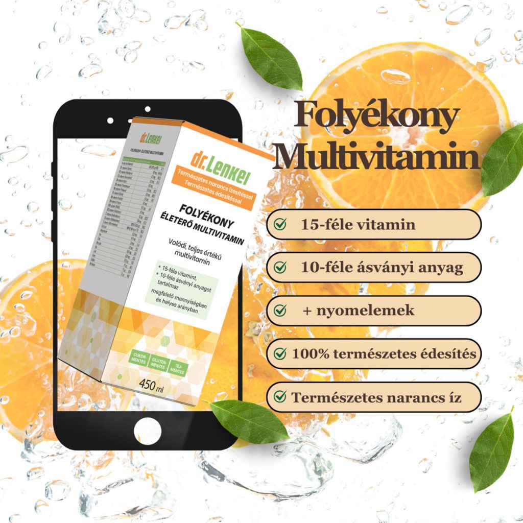 Vitality Liquid Multivitamin Orange - Dr. Lenkei